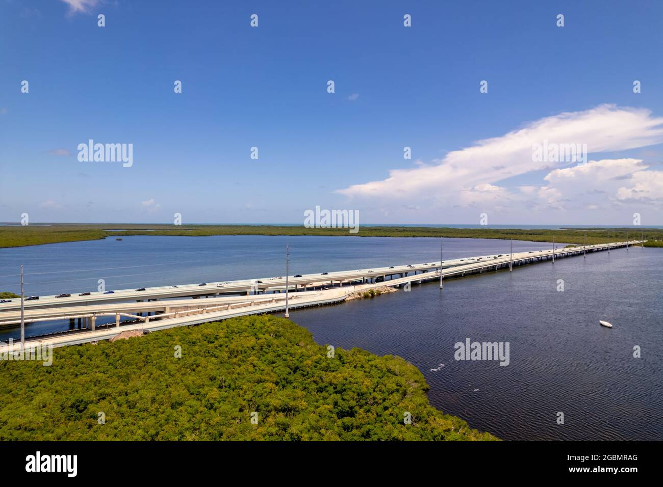 Mangrove florida keys aerial hi-res stock photography and images - Alamy