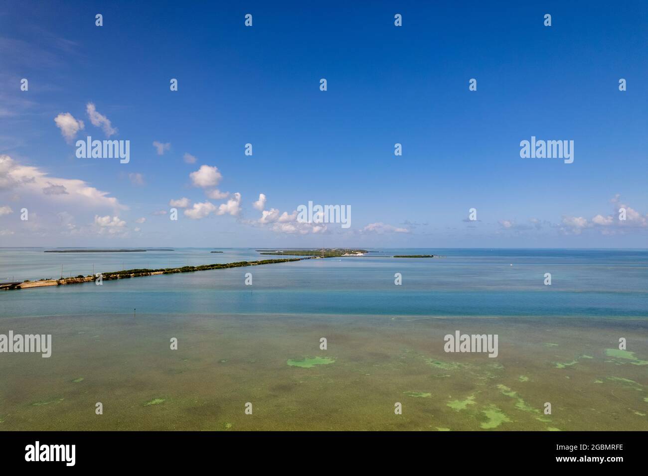 Aerial Florida Keys nature scene Stock Photo - Alamy