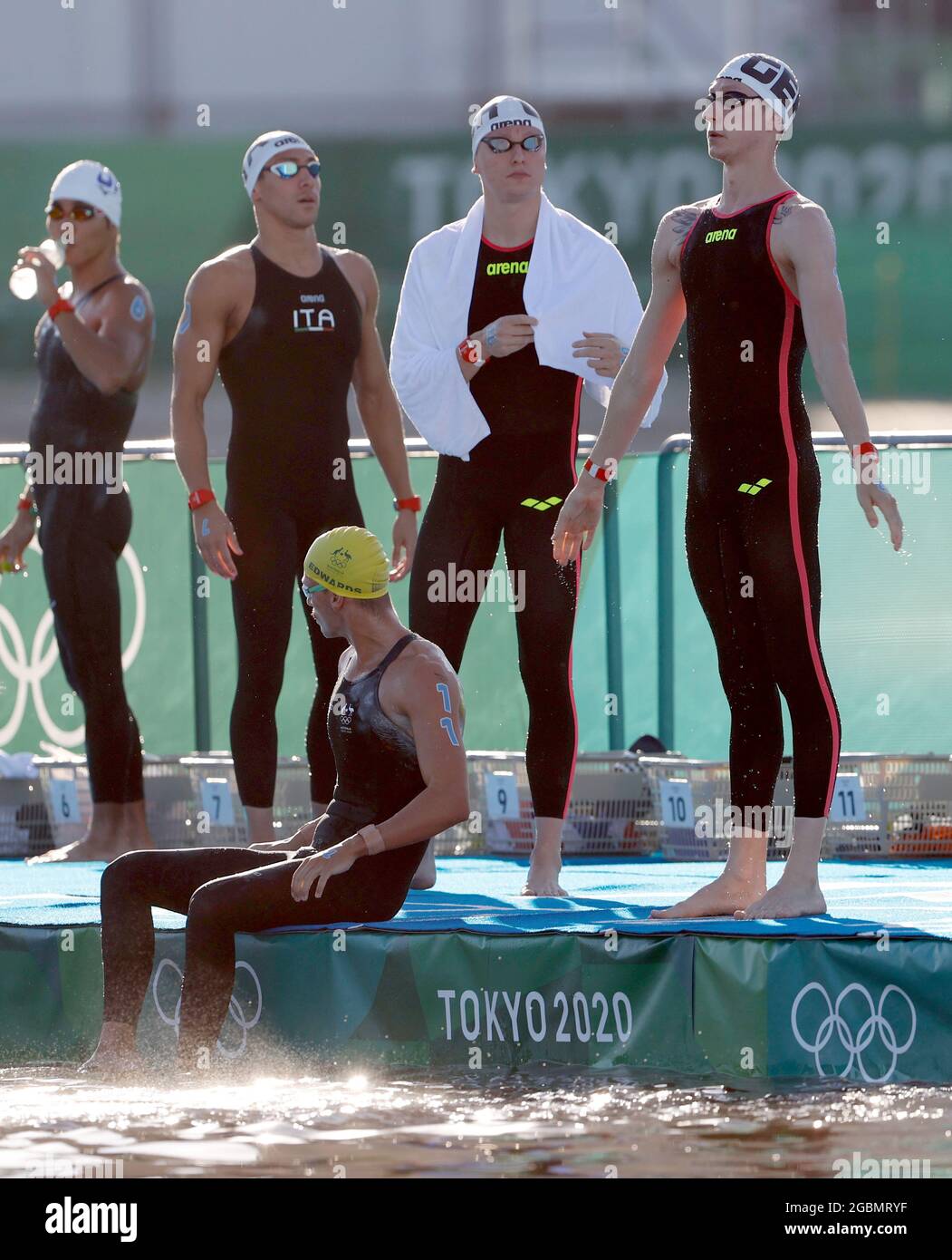Tokyo, Japan. 05th Aug, 2021. Swimming: Olympics, open water - 10 km ...