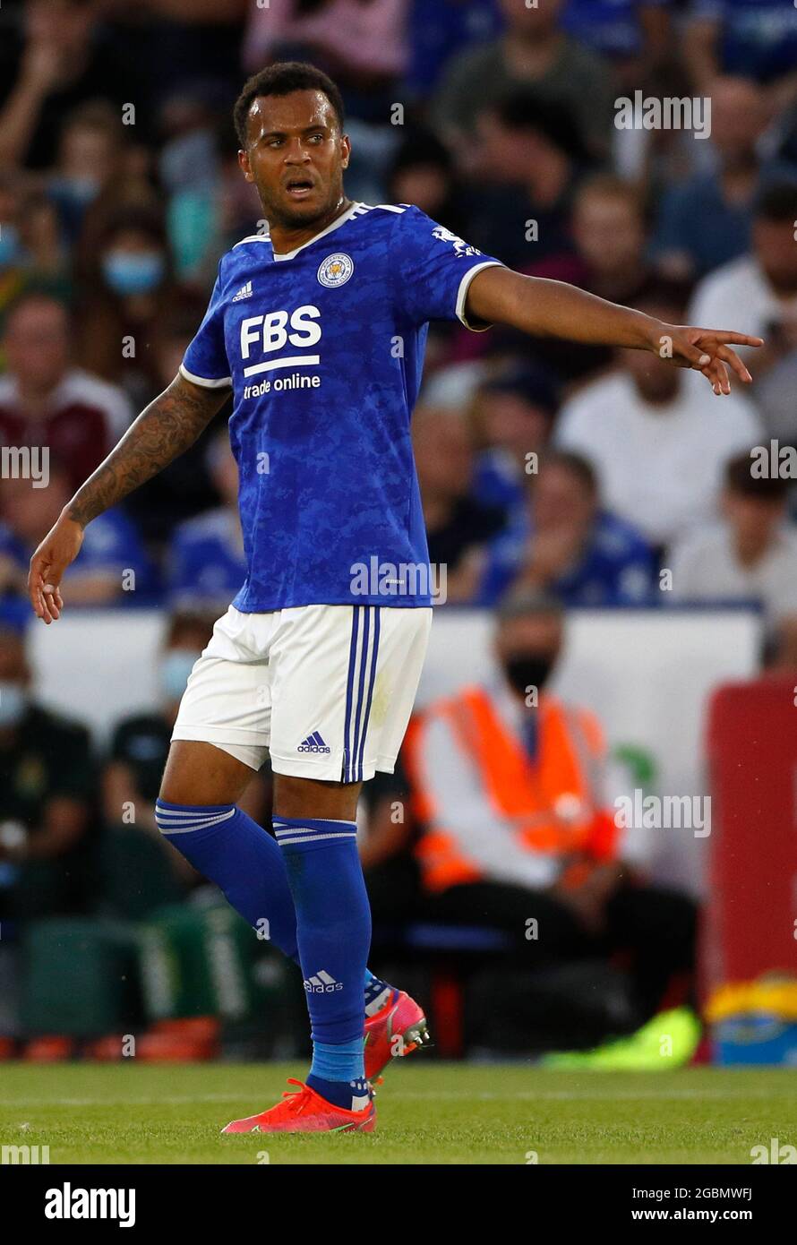 Leicester, England, 4th August 2021. Ryan Bertrand of Leicester City ...