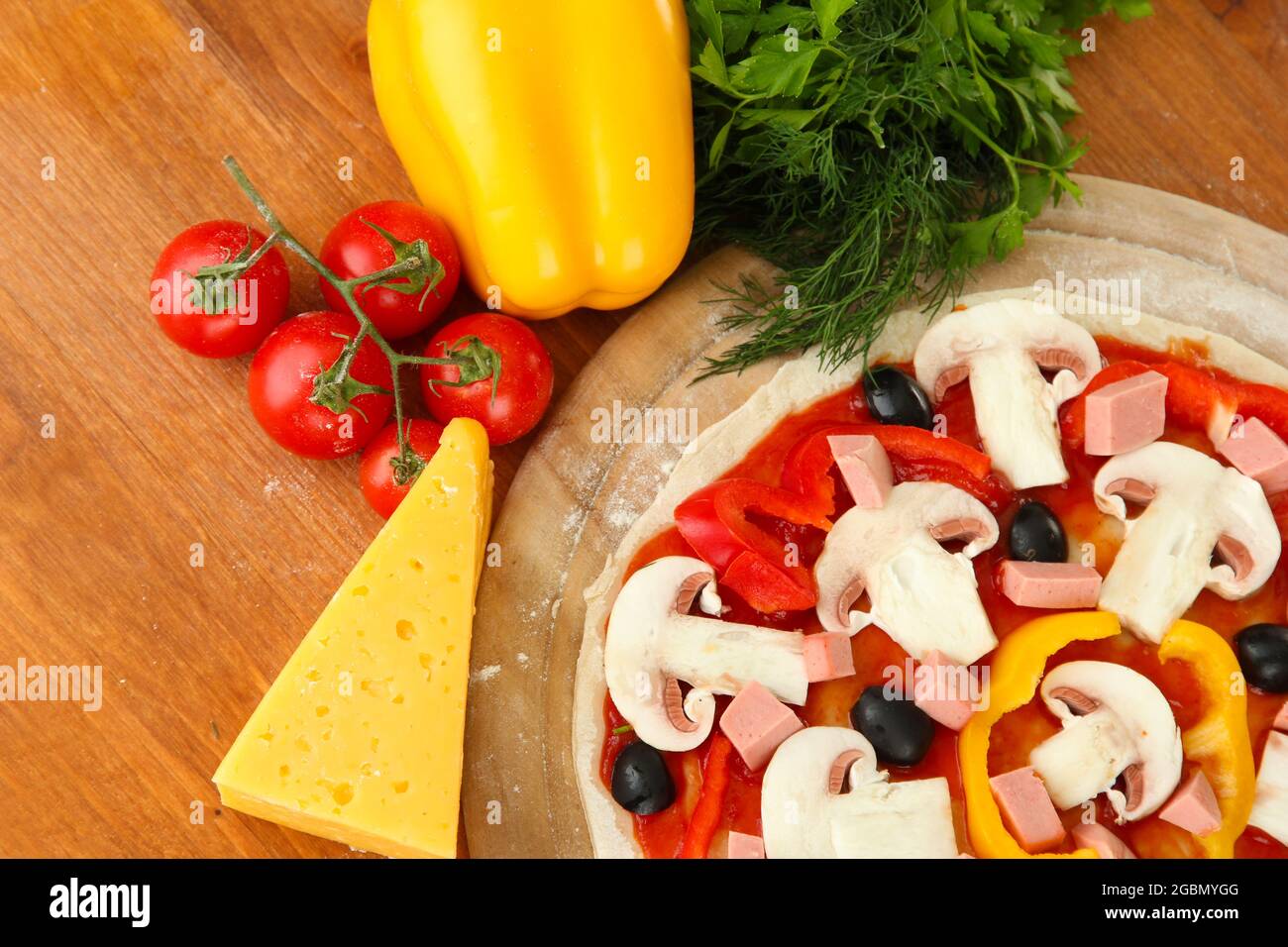 process of making pizza Stock Photo - Alamy