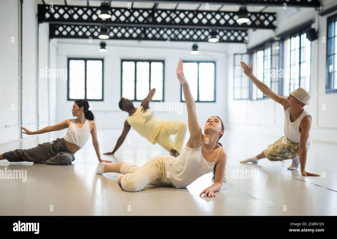 dancers training in a dance studio Stock Photo - Alamy