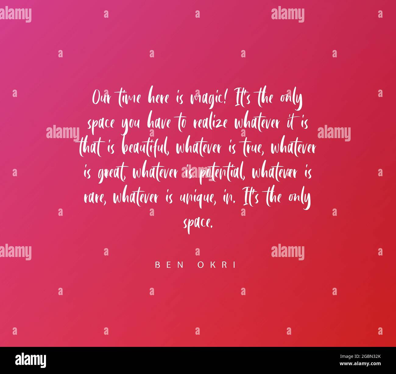 Inspiring quote about time Stock Photo - Alamy