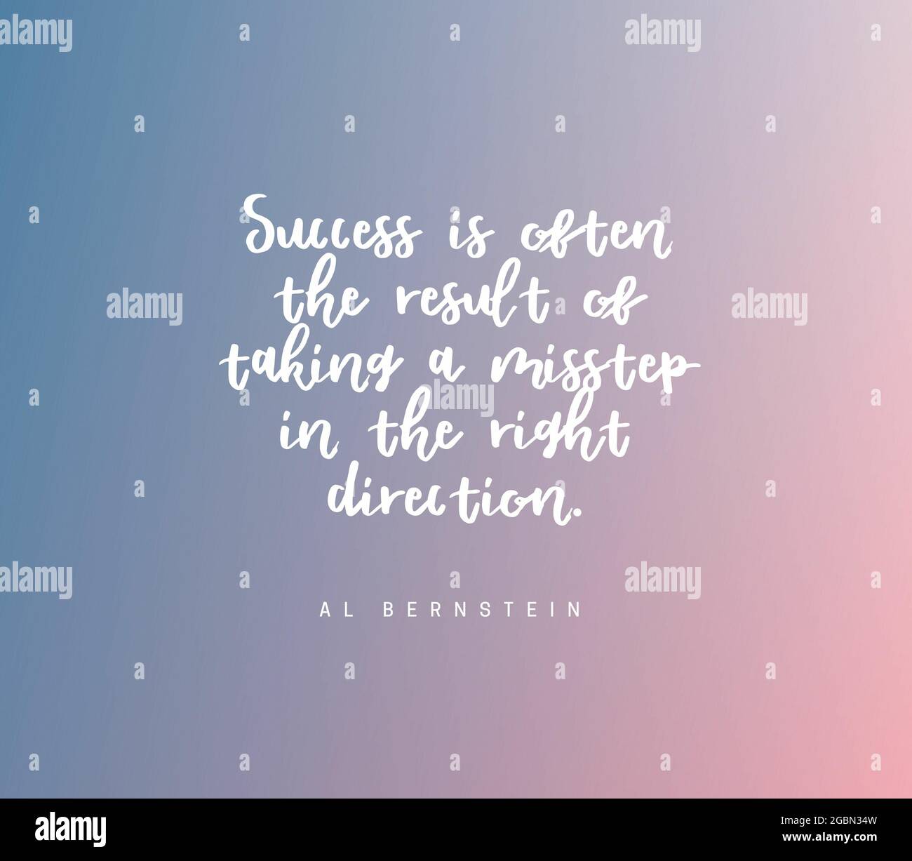 Colorful background with an inspirational quote written on it Stock ...