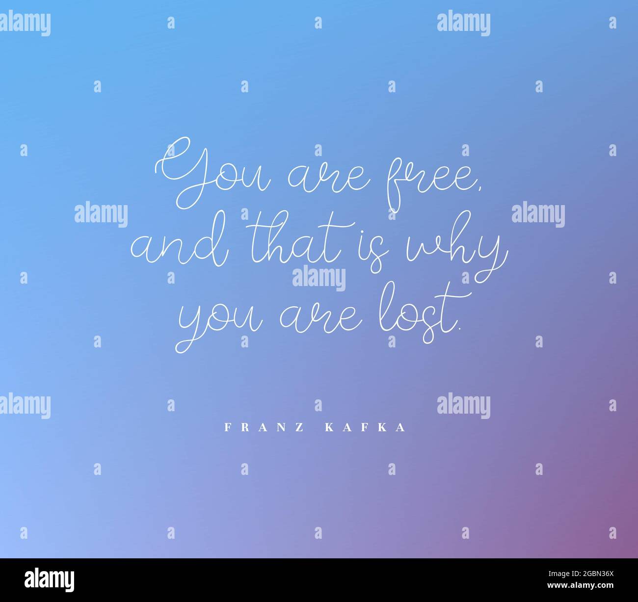 Colorful background with an inspirational quote written on it Stock ...
