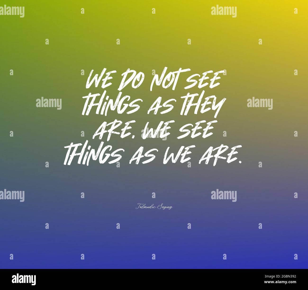 Colorful background with an inspirational quote written on it Stock ...