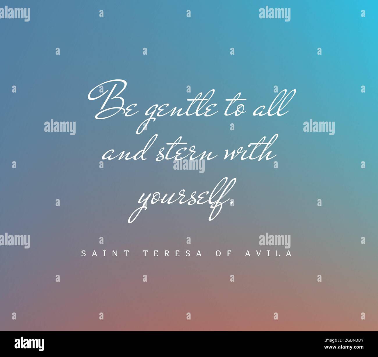 Colorful background with an inspirational quote written on it Stock ...