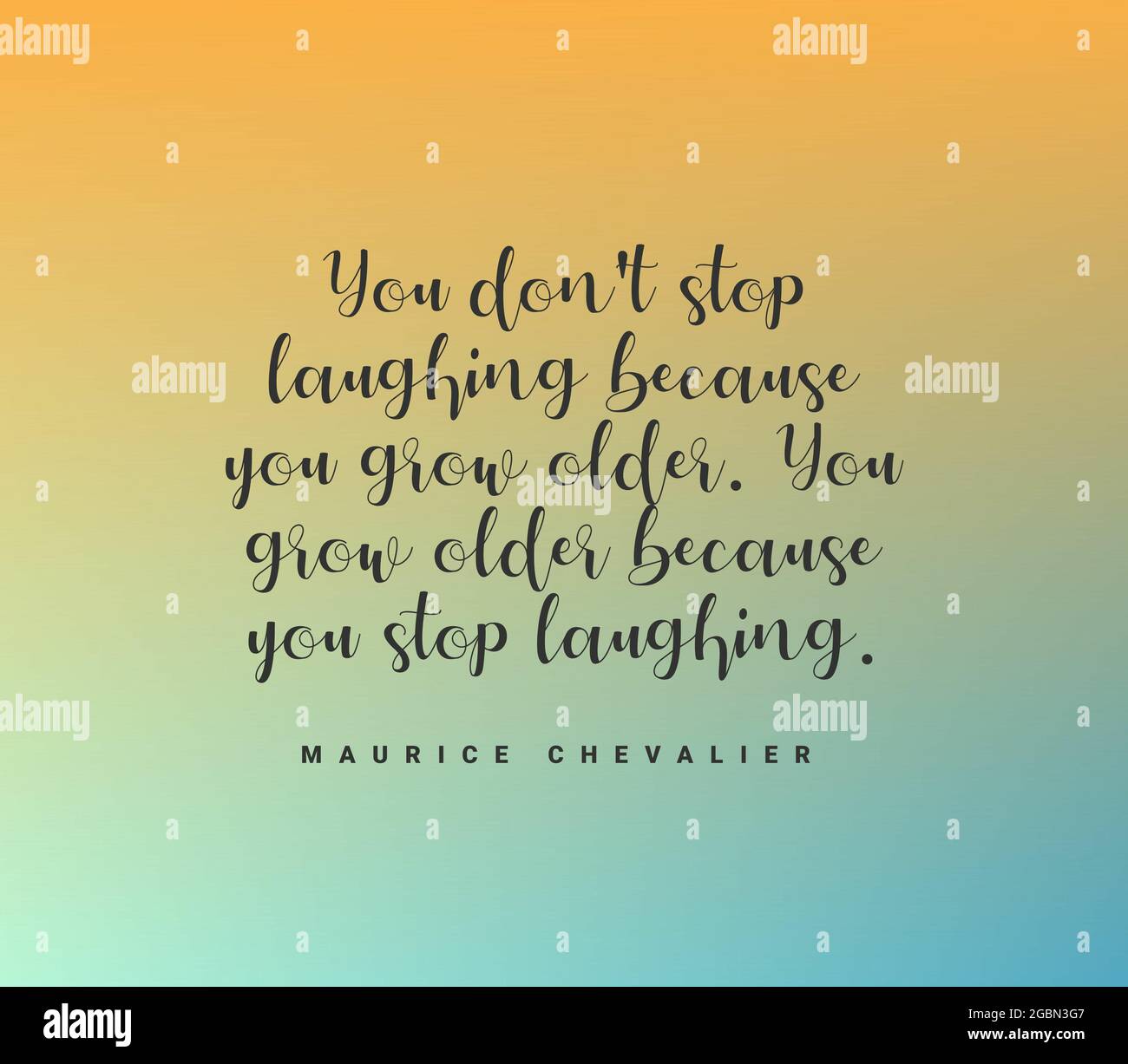 Colorful background with an inspirational quote written on it Stock ...