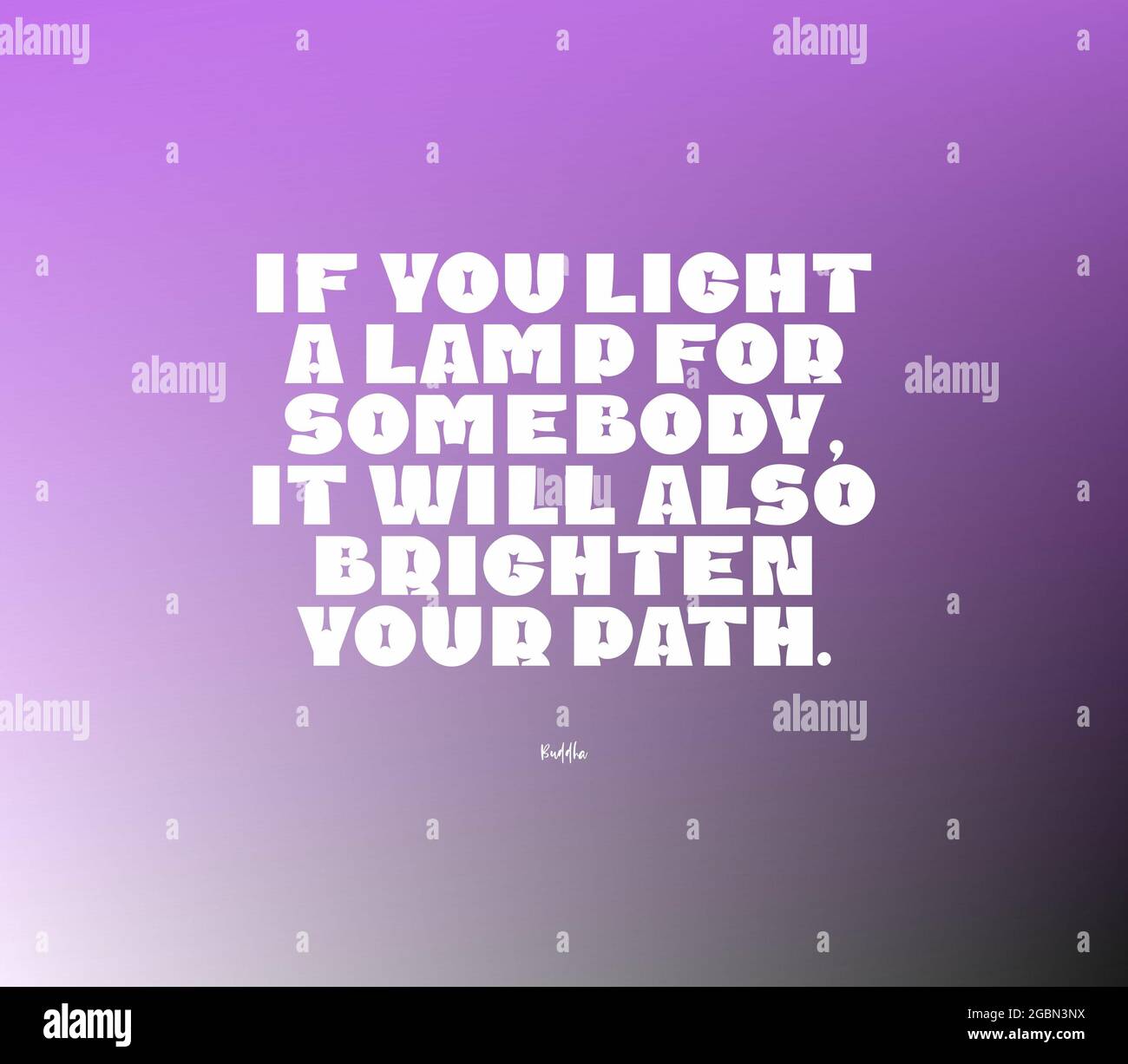 Colorful background with an inspirational quote written on it Stock ...