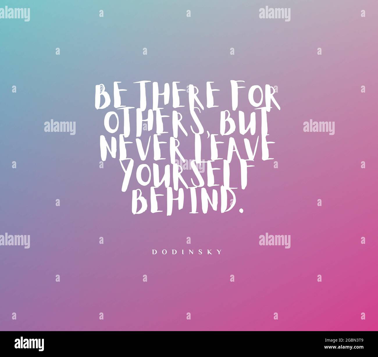 Colorful background with an inspirational quote written on it Stock ...