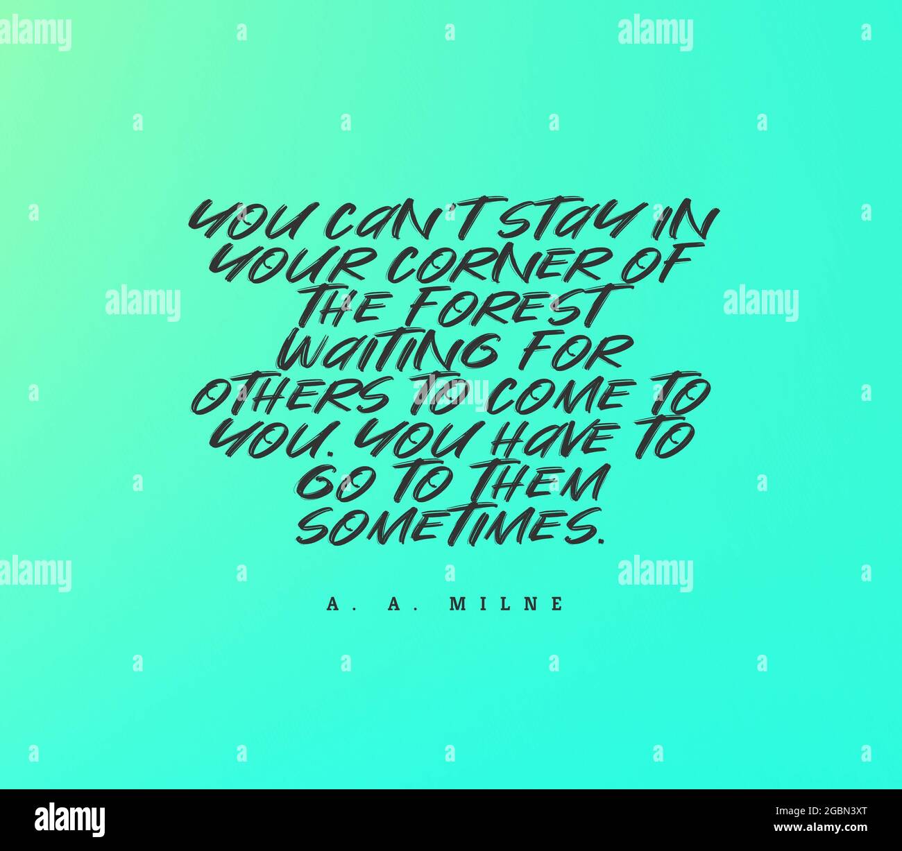 Inspirational motivation quote about taking opportunities Stock Photo ...