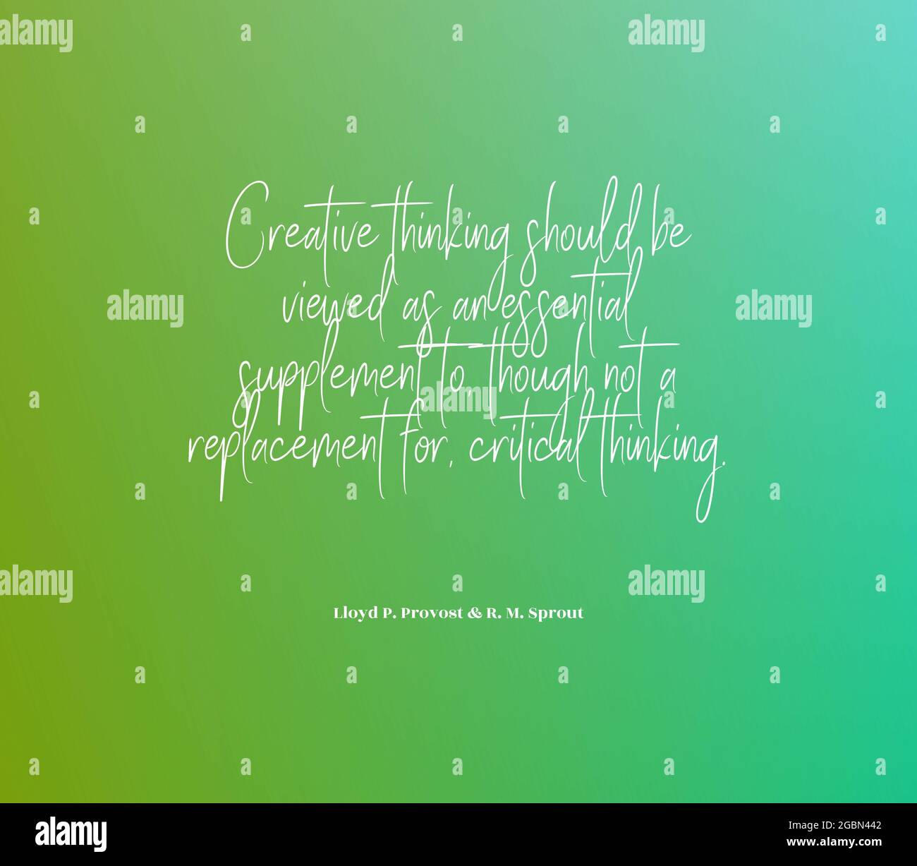 Colorful background with an inspirational quote written on it Stock ...