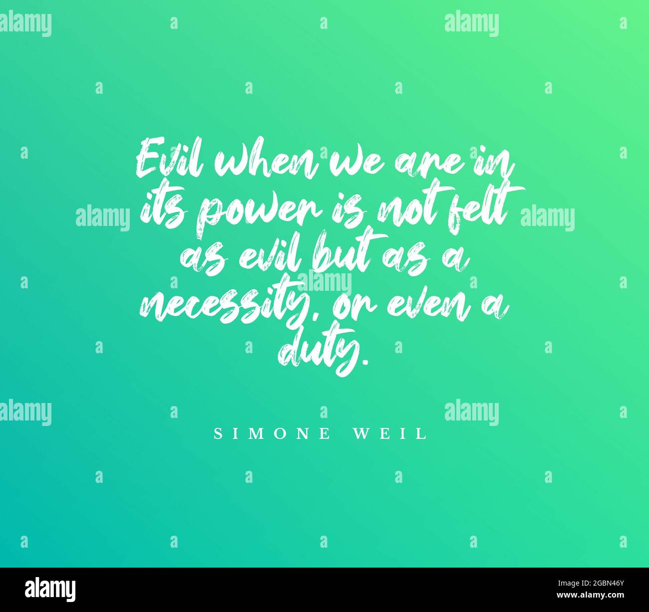 Colorful background with an inspirational quote written on it Stock ...
