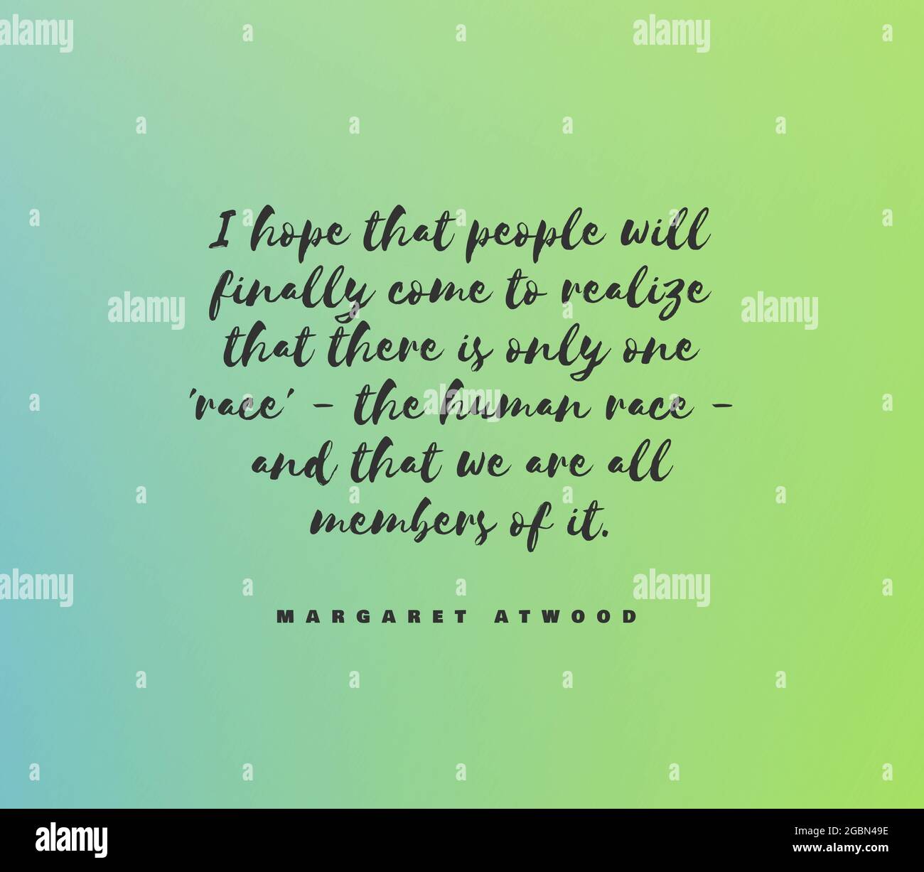Colorful background with an inspirational quote written on it Stock ...