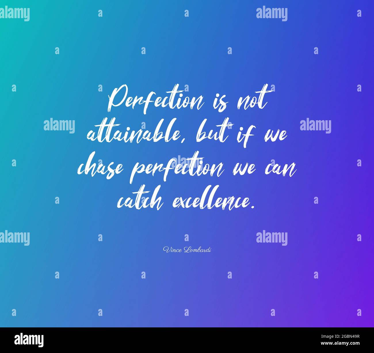 Colorful background with an inspirational quote written on it Stock ...