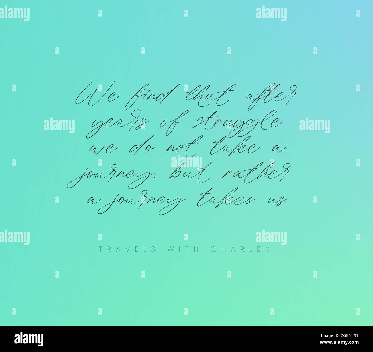 Colorful background with an inspirational quote written on it Stock ...