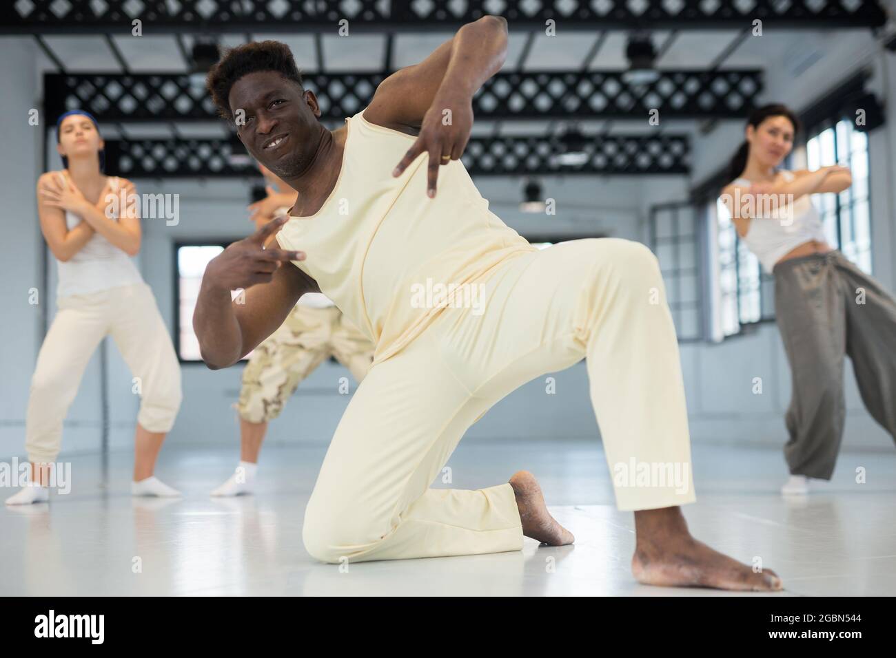 dancers training in a dance studio Stock Photo - Alamy