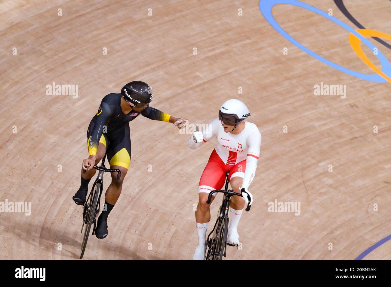 Shizuoka, Japan. 4th Aug, 2021. Muhammad Sharom (MAS), Patryk Rajkowski ...