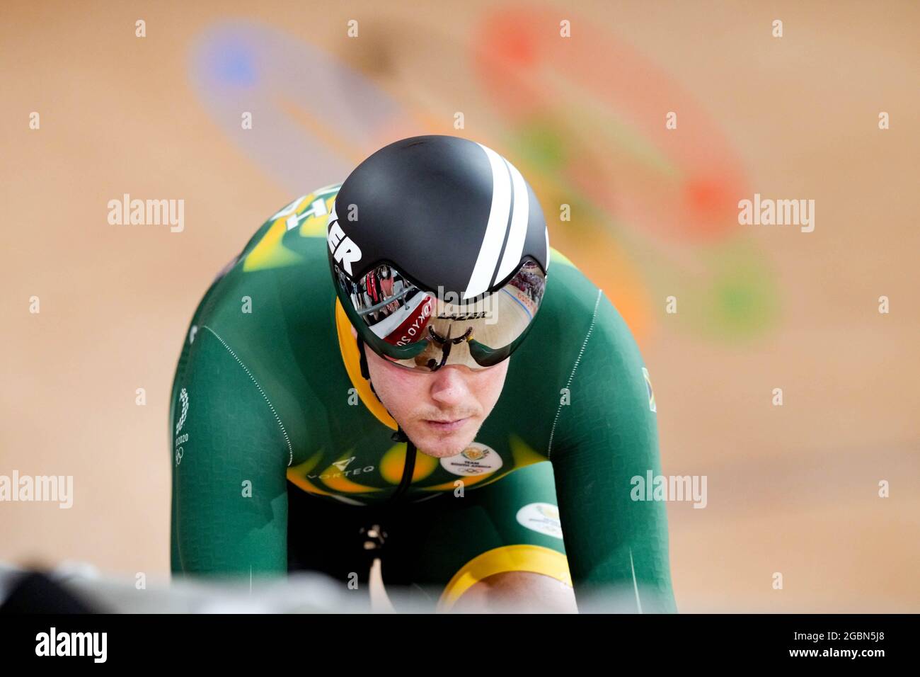 Shizuoka, Japan. 4th Aug, 2021. Jean Spies (RSA) Cycling : Men's Sprint ...