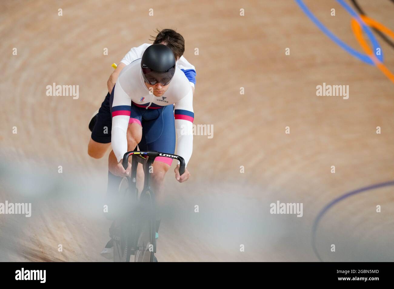 Shizuoka, Japan. 4th Aug, 2021. Denis Dmitriev (ROC) Cycling : Men's ...