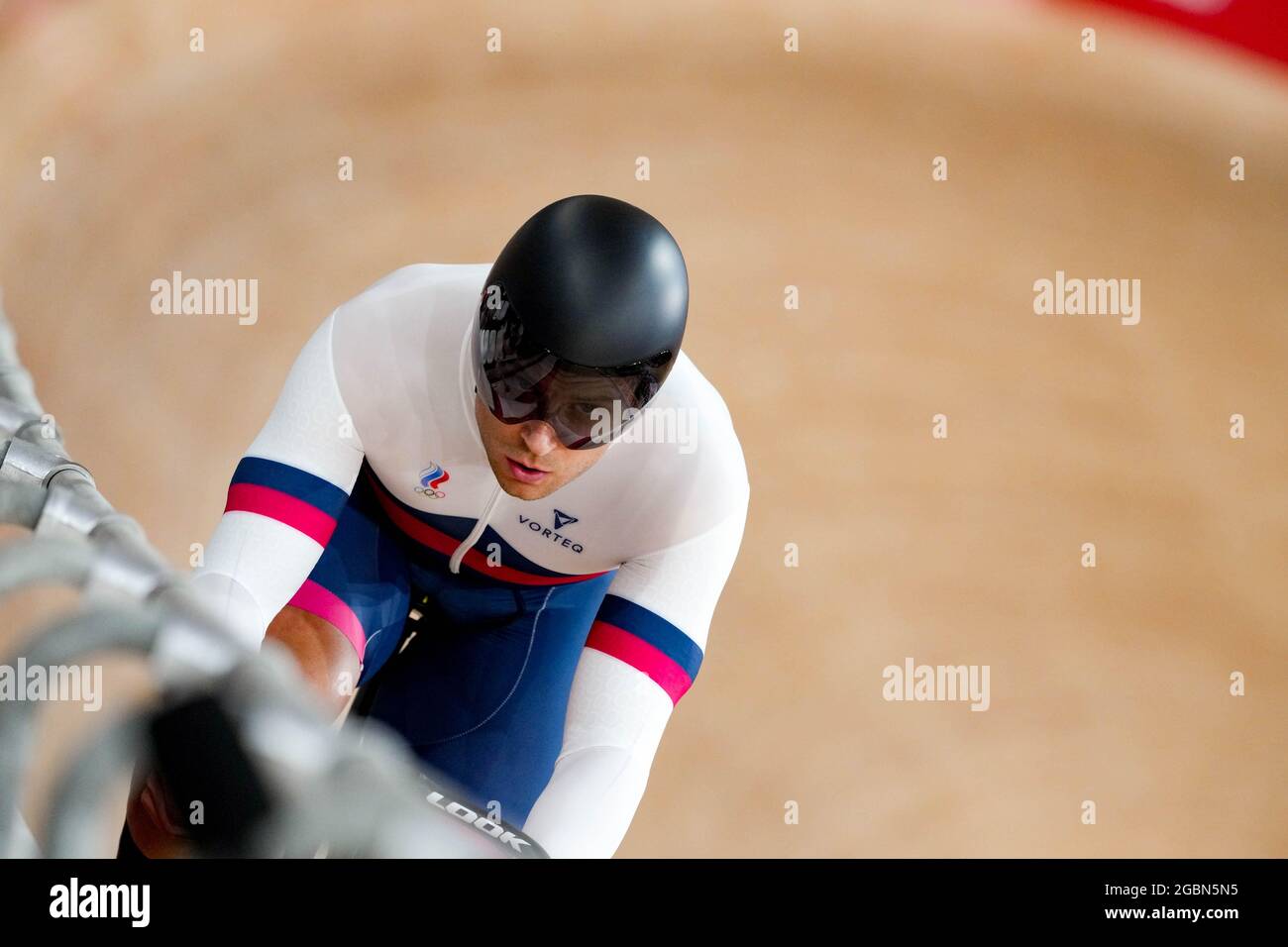 Shizuoka, Japan. 4th Aug, 2021. Denis Dmitriev (ROC) Cycling : Men's ...