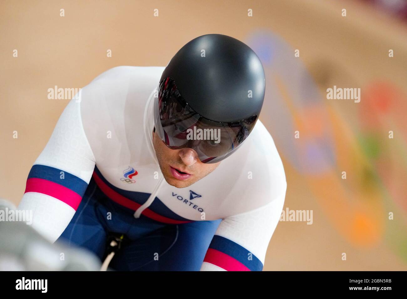 Shizuoka, Japan. 4th Aug, 2021. Denis Dmitriev (ROC) Cycling : Men's ...