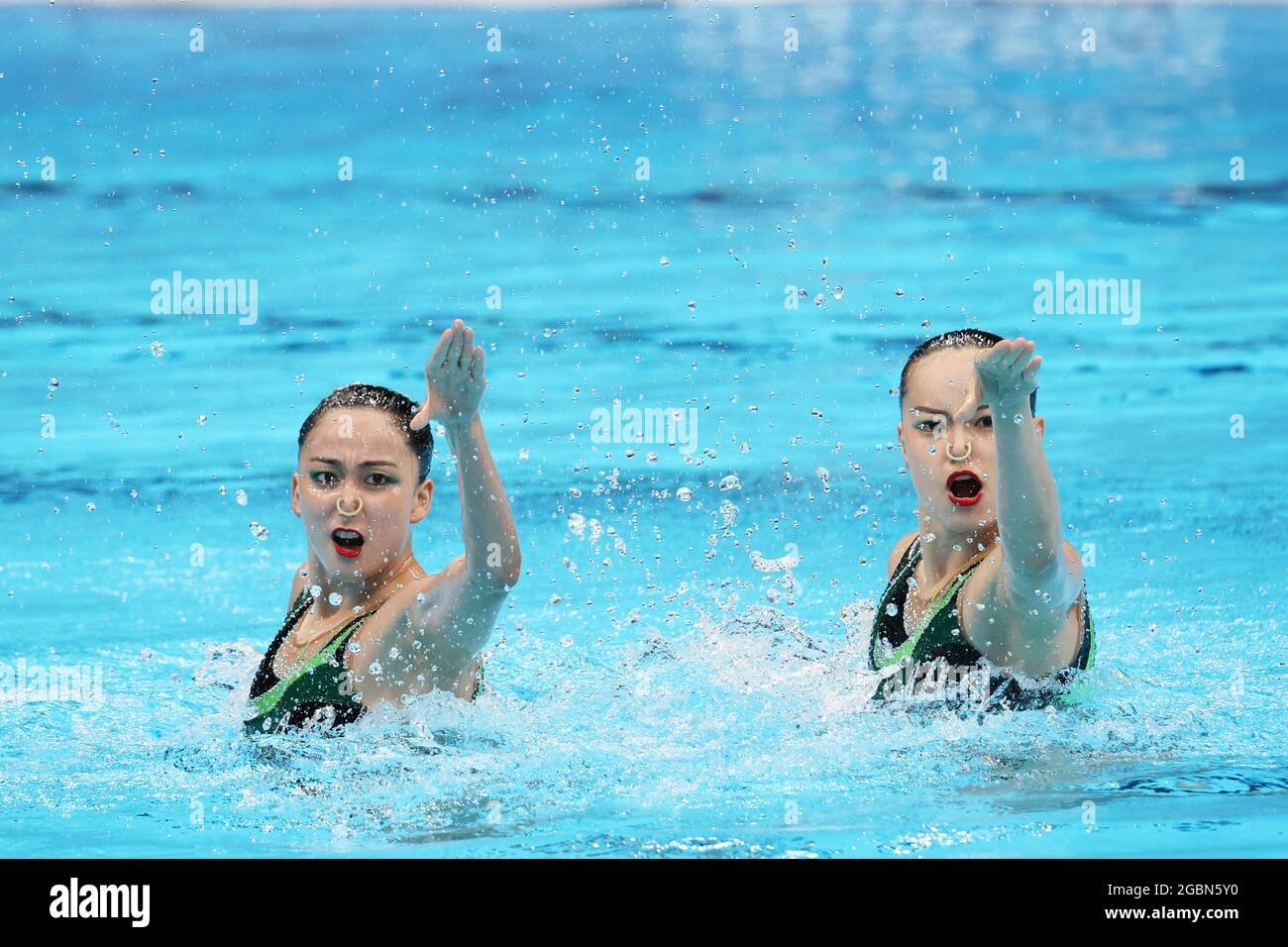 Tokyo, Japan. 4th Aug, 2021. Huang Xuechen & Sun Wenyan (CHN) Artistic ...