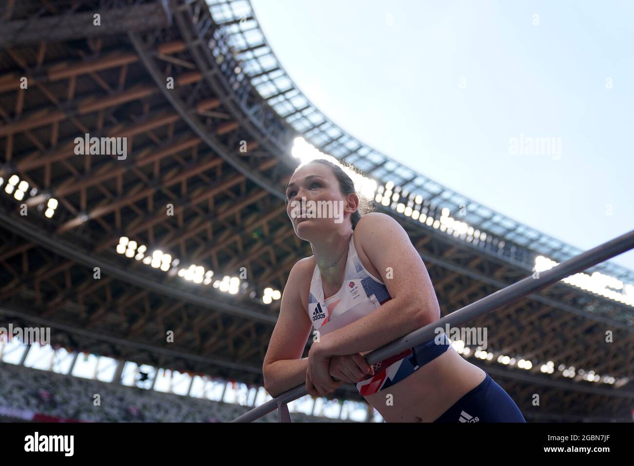 Great Britain's Emily Borthwick during the Women's High Jump ...