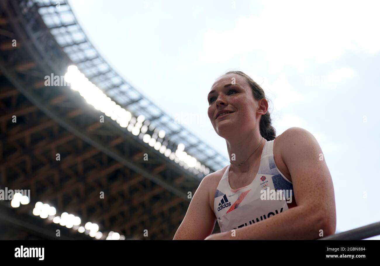 Great Britain's Emily Borthwick during the Women's High Jump ...