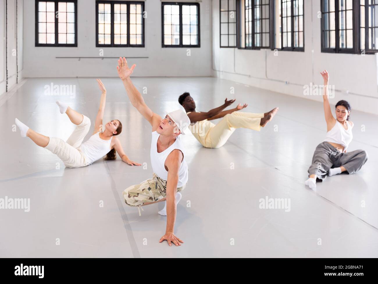 dancers training in a dance studio Stock Photo - Alamy