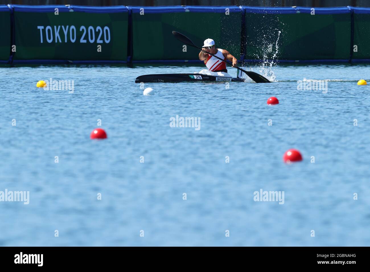 Tokyo, Japan. 5th Aug, 2021. Momotaro Matsushita (JPN) Canoe Sprint : Men's Kayak Single (K-1 ...