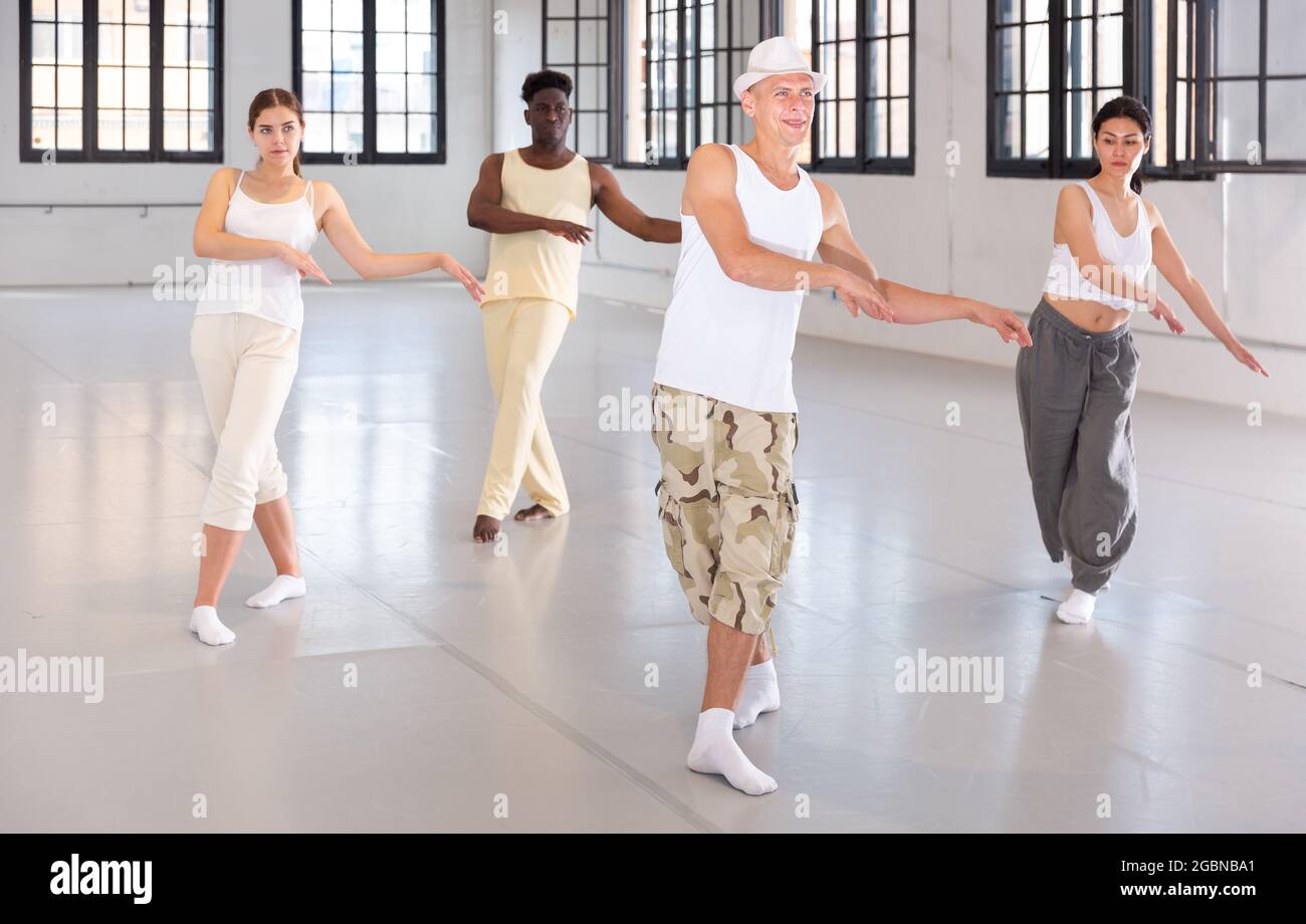 dancers training in a dance studio Stock Photo - Alamy