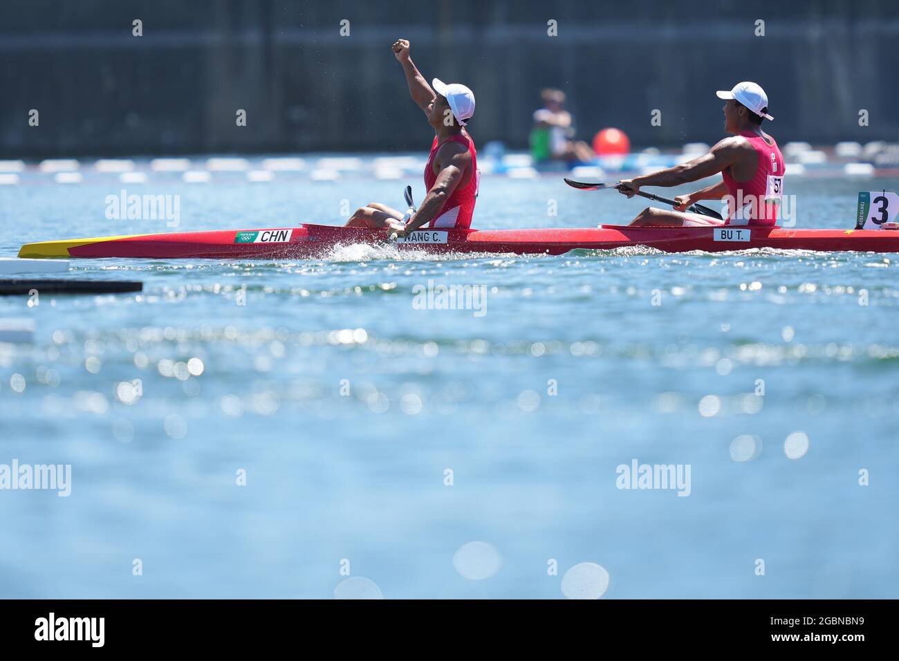 Tokyo, Japan. 5th Aug, 2021. Wang Congkang (L)/Bu Tingkai of China ...