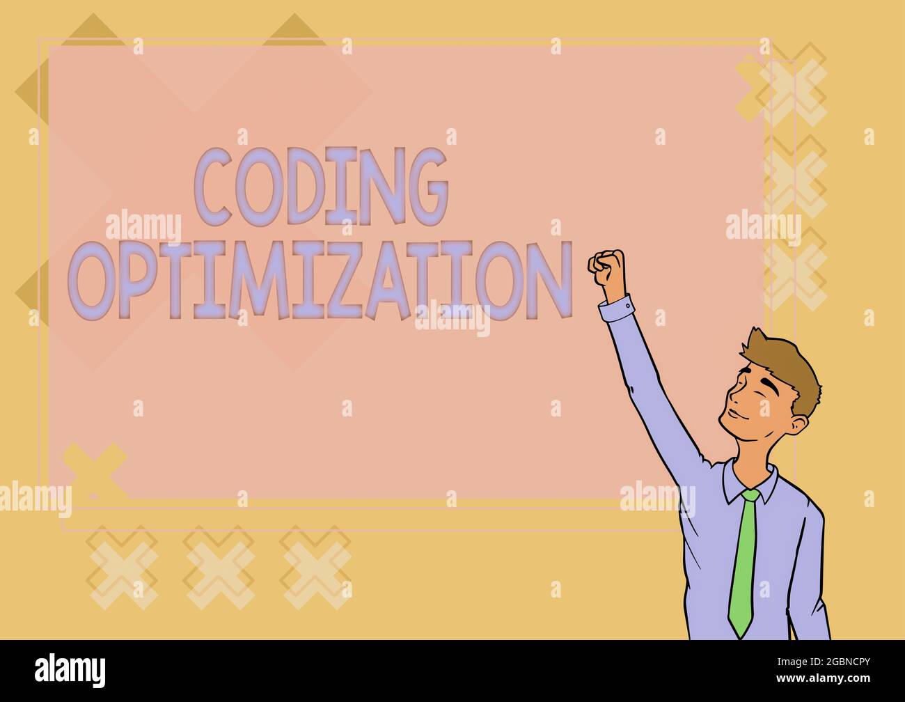Sign Displaying Coding Optimization Business Idea Method Of Code Modification To Improve Code