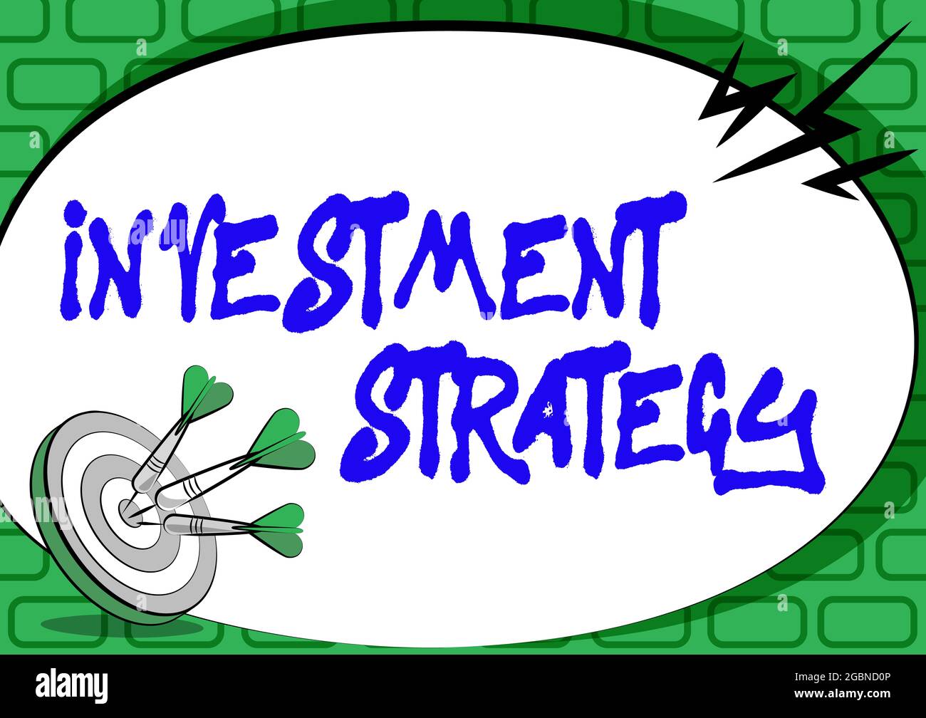 Conceptual display Investment Strategy. Concept meaning the systematic ...