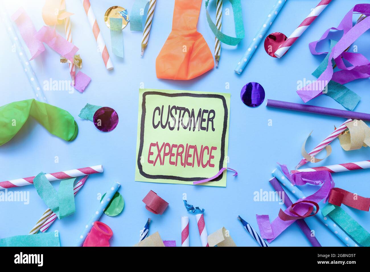 Conceptual Caption Customer Experience Word Written On Product Of An Interaction Between A