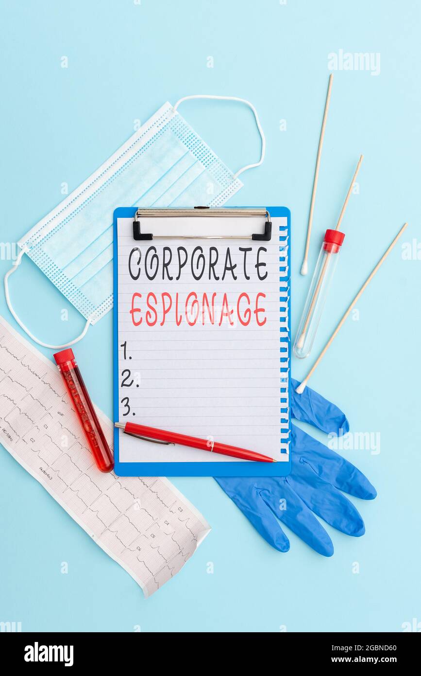 Text caption presenting Corporate Espionage. Conceptual photo form of ... Text caption presenting Corporate Espionage. Conceptual photo form of ...