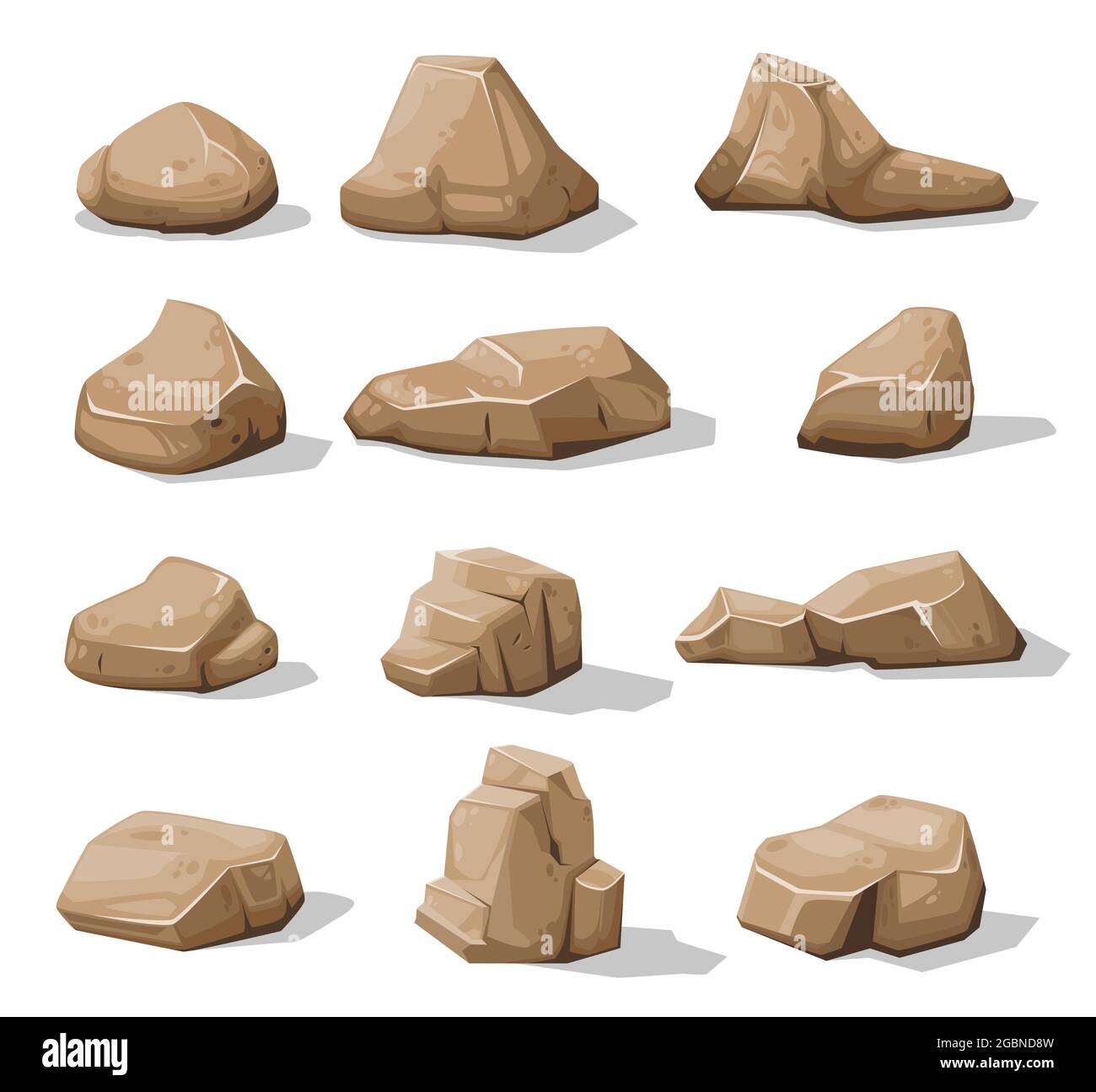 Gravel form Cut Out Stock Images & Pictures - Alamy