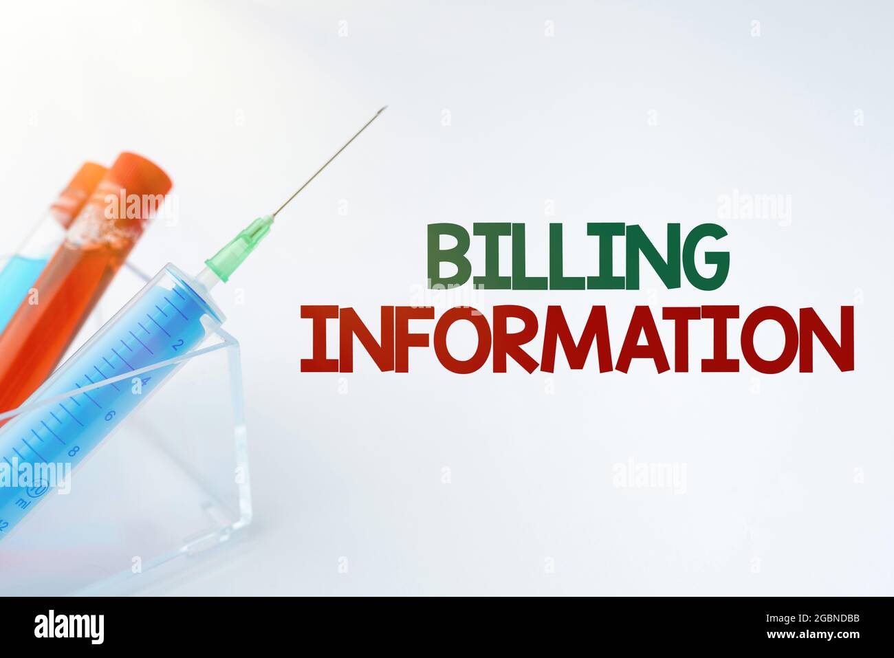 Writing displaying text Billing Information. Word Written on address ...