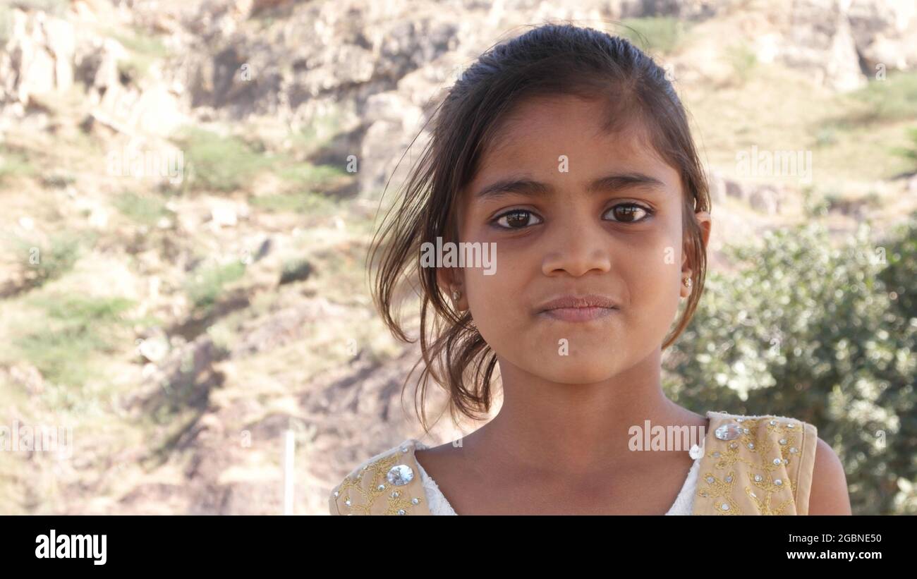 Cute happy kid standing outdoor Stock Photo - Alamy
