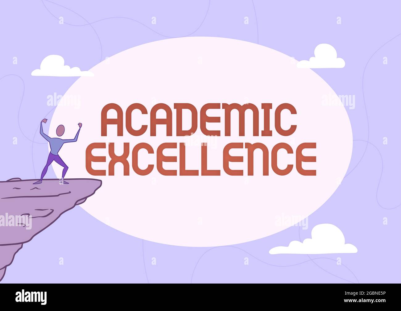 Conceptual display Academic Excellence. Business overview Achieving ...