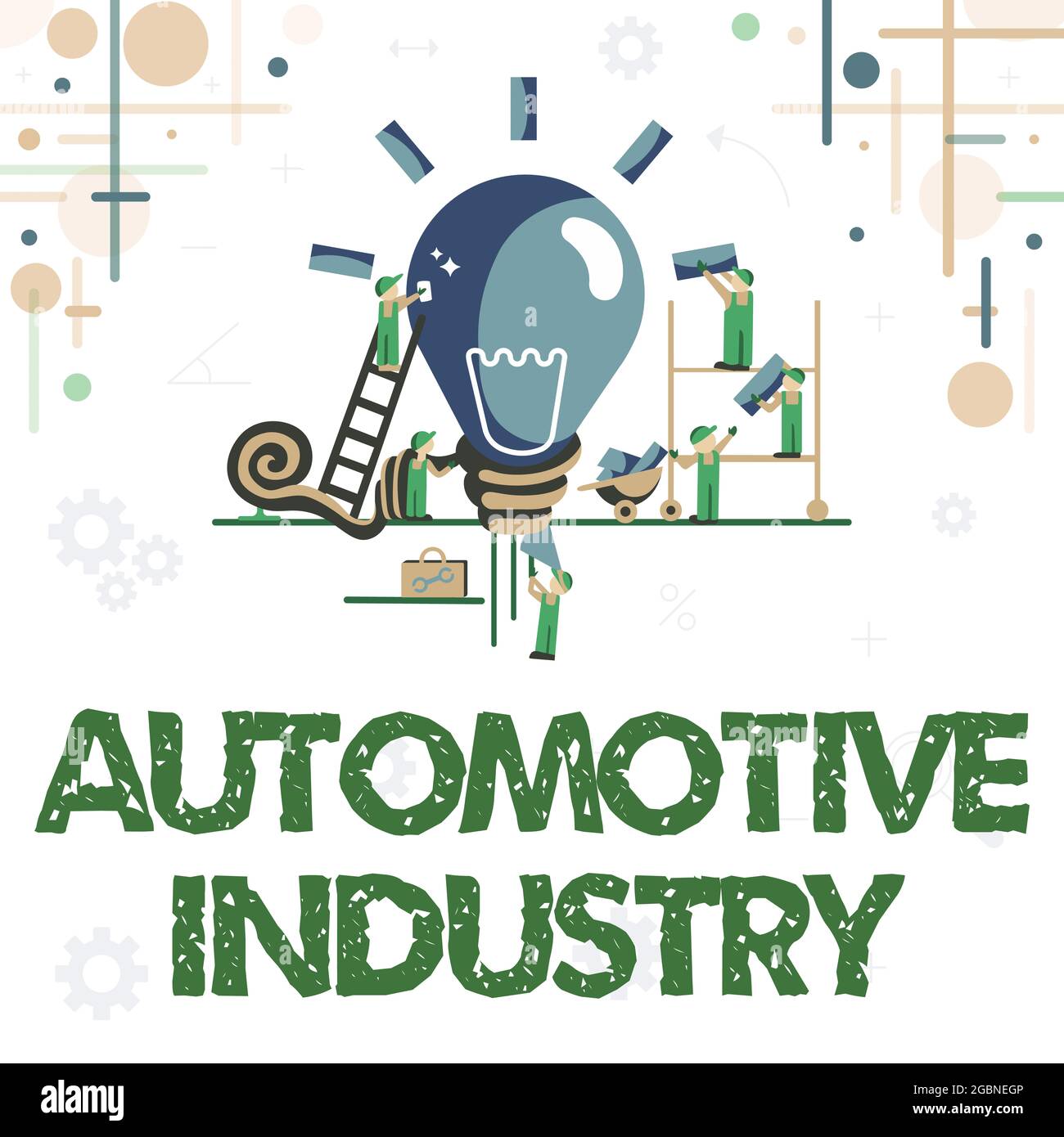 Hand writing sign Automotive Industry. Business approach organizations ...