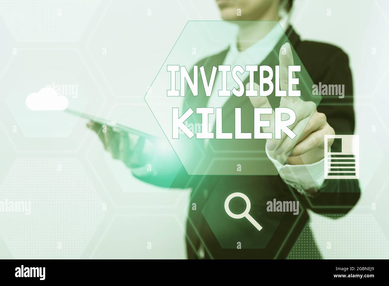 Inspiration showing sign Invisible Killer. Conceptual photo presence ...