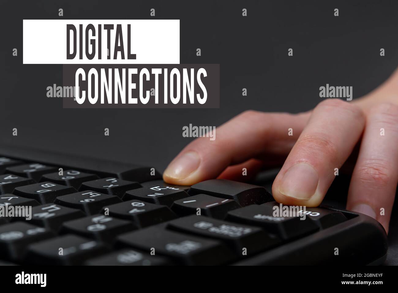 Handwriting text Digital Connections. Concept meaning the online way to ... Handwriting text Digital Connections. Concept meaning the online way to ...