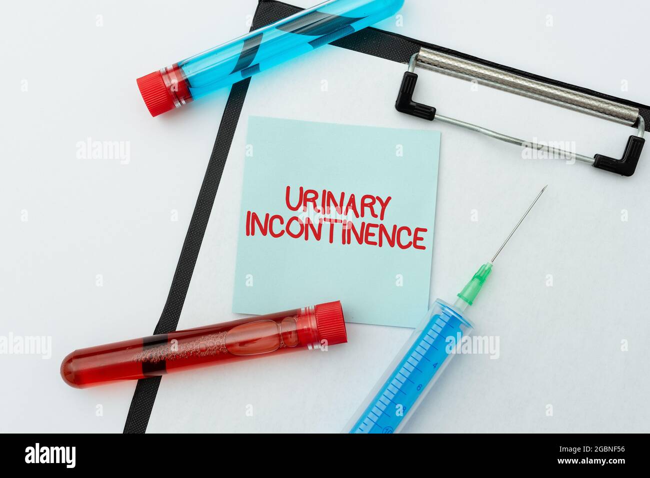 Sign displaying Urinary Incontinence. Business approach uncontrolled ...