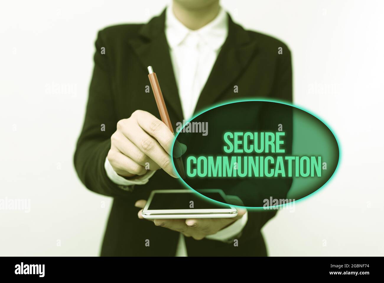 Inspiration Showing Sign Secure Communication Internet Concept Preventing Unauthorized