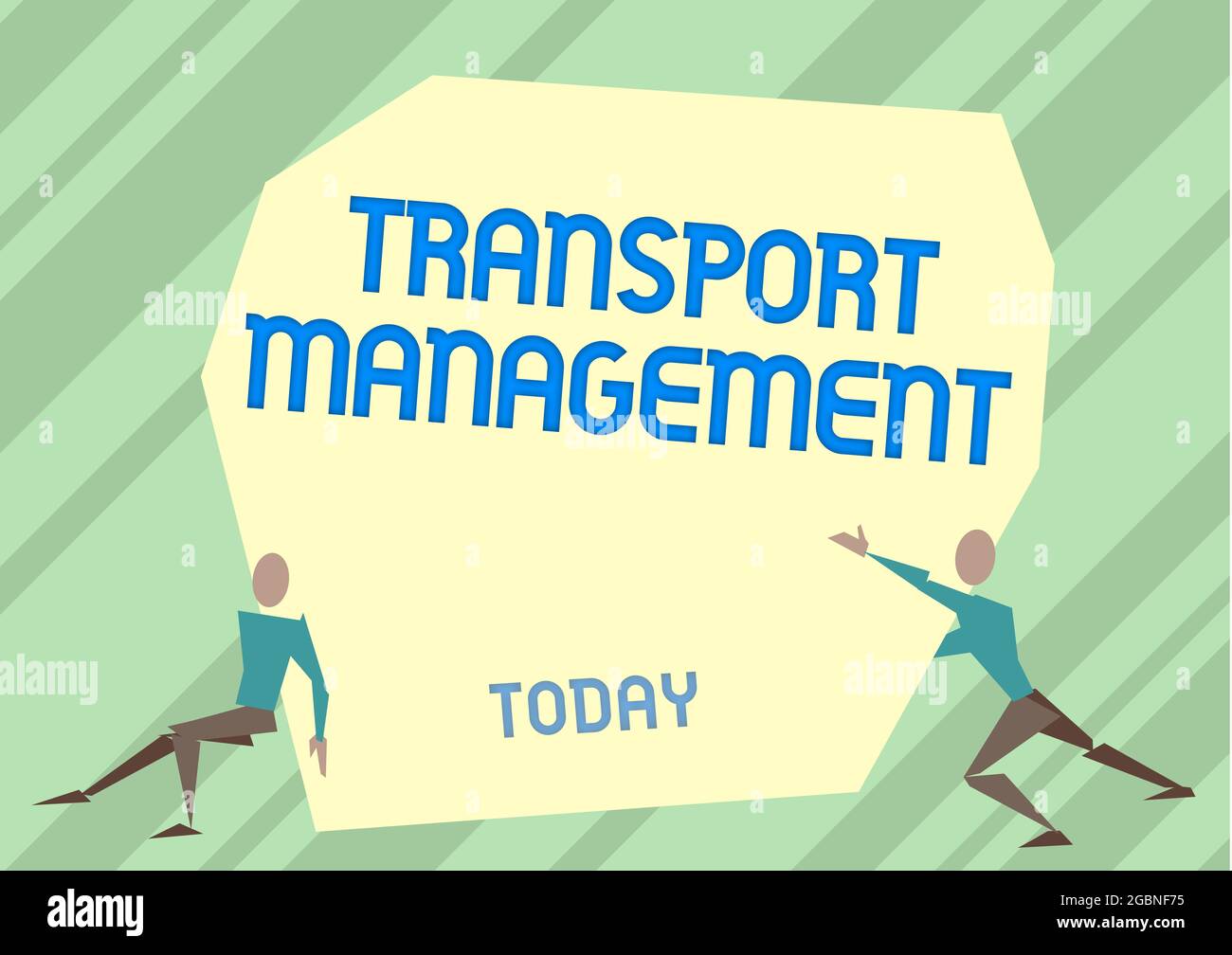 Text showing inspiration Transport Management. Business concept ...
