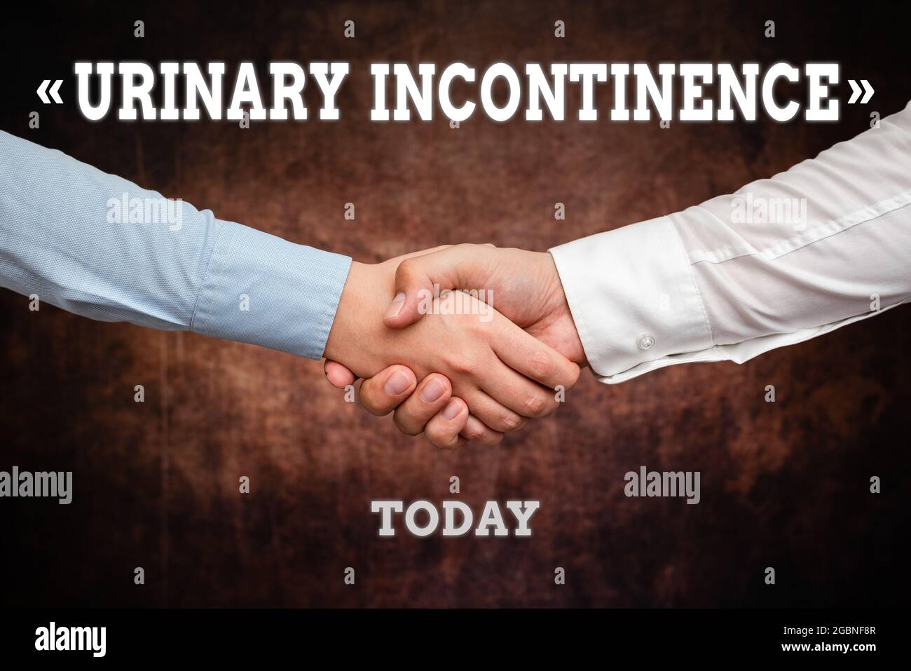 Handwriting text Urinary Incontinence. Business approach uncontrolled ...
