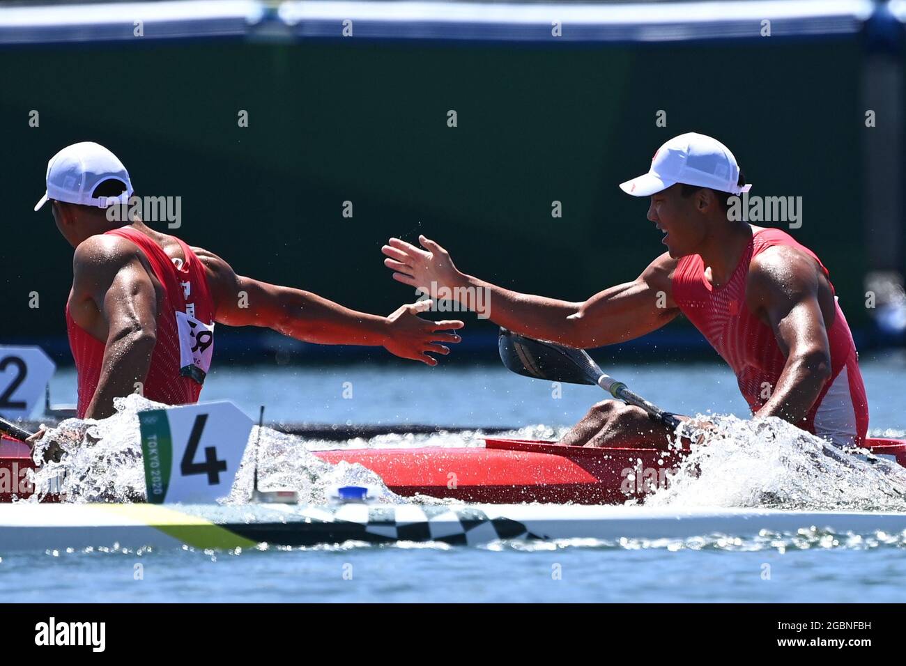 Tokyo, Japan. 5th Aug, 2021. Wang Congkang (L)/Bu Tingkai of China ...