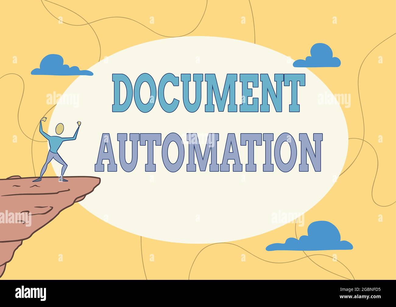 Hand Writing Sign Document Automation Conceptual Photo Workflows That Assist In Creation Of